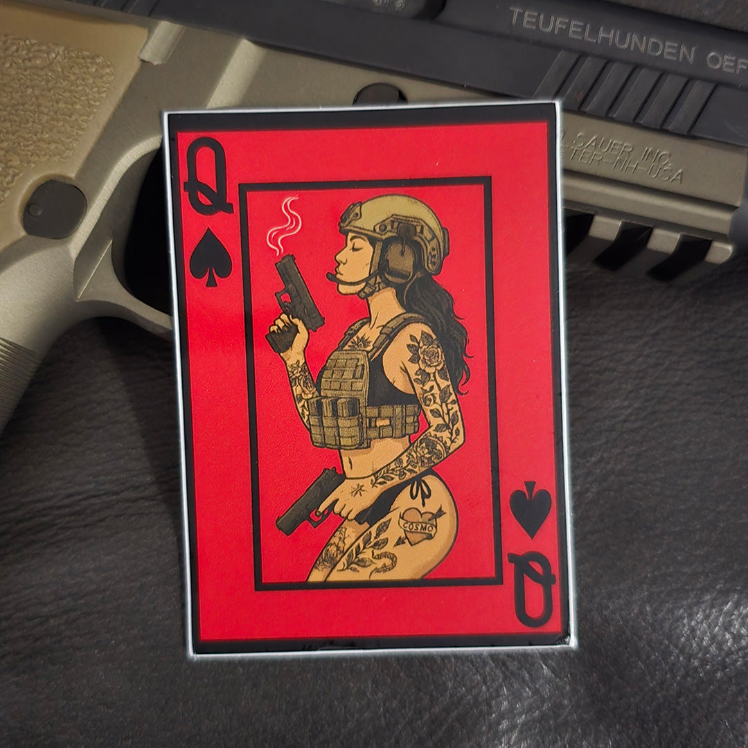 Queen of Spades Sticker